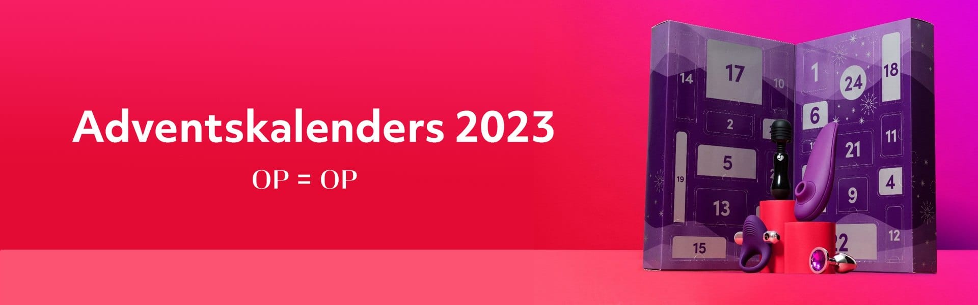 Erotische Adventskalender - Womanizer.nl - inclusief luchtdruk toy